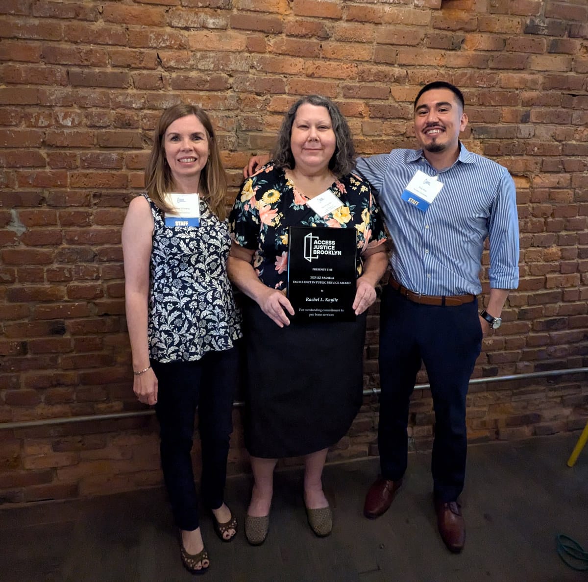 Liz Padilla Award for Public Service and Pro Bono work | Law Office of ...